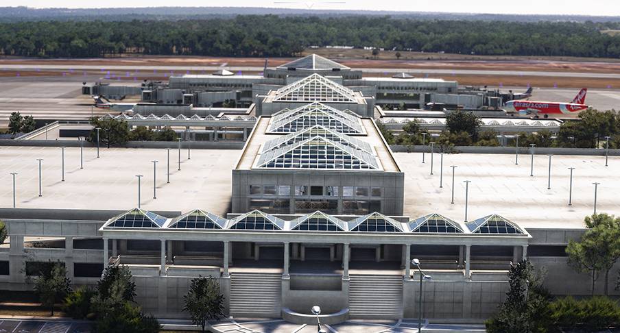 KCAE Columbia Metropolitan Airport · Unofficial MSFS Marketplace Browser