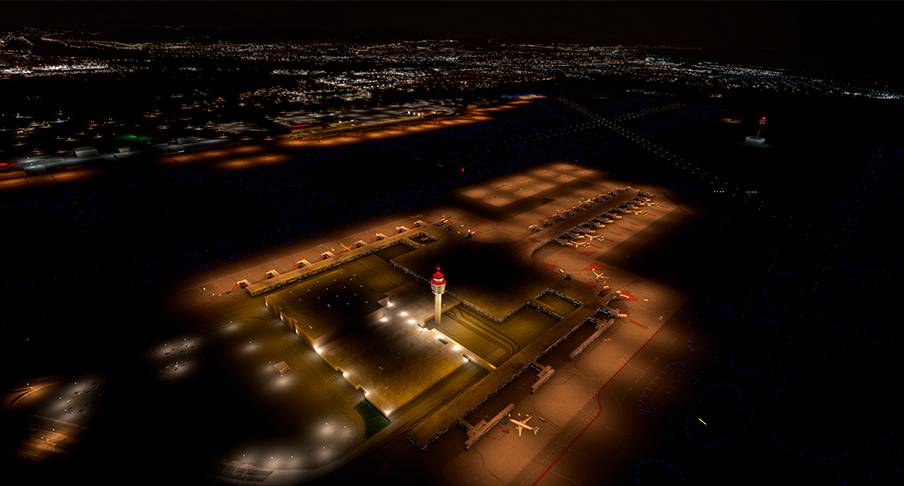 LEBL Airport Night Enhanced · Unofficial MSFS Marketplace Browser