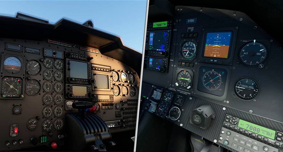COCKPIT ENHANCED CARENADO PA44 PA34T SENECA V PC12 · Unofficial MSFS ...