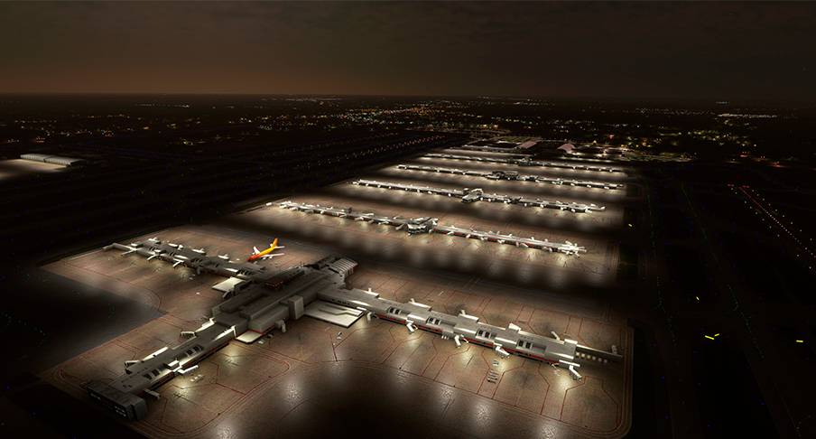 KATL Airport Night Enhanced · Unofficial MSFS Marketplace Browser