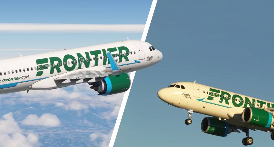 A320neo v2 Frontier Land Animals Livery Pack 2 · Unofficial MSFS ...