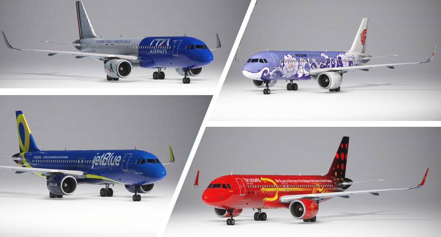 iniBuilds A320 Special Liveries · Unofficial MSFS Marketplace Browser