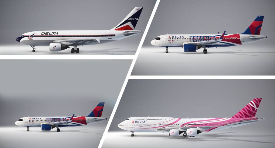 Airline Fleets - Delta · Unofficial MSFS Marketplace Browser