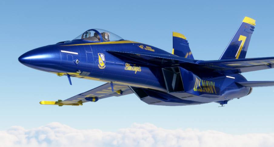 JEDSFC FA18E BlueAngels Liveries · Unofficial MSFS Marketplace Browser