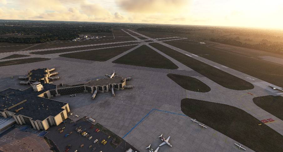 KGRB Green Bay International Airport · Unofficial MSFS Marketplace Browser