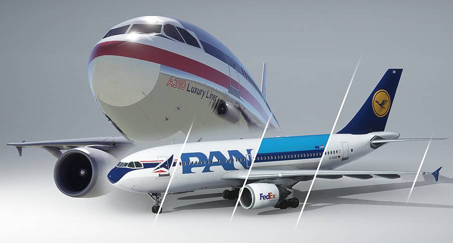 Airbus A310 World Liveries Pack One · Unofficial MSFS Marketplace Browser