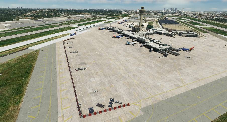 KDAL DALLAS Love Field Airport · Unofficial MSFS Marketplace Browser