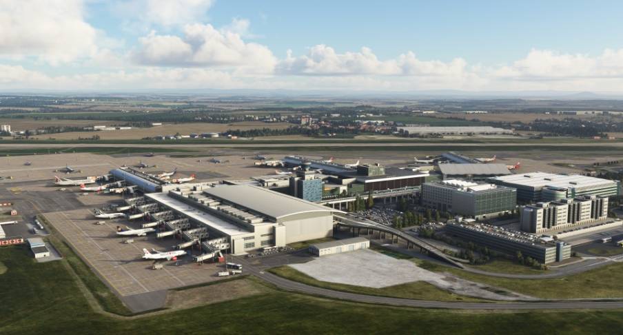 LKPR Václav Havel Airport Prague · Unofficial MSFS Marketplace Browser