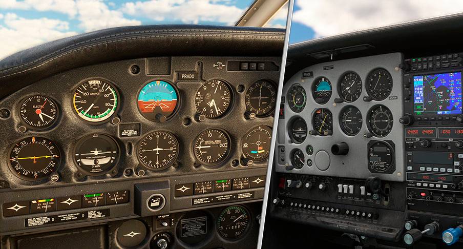 NEW COCKPIT CARENADO PA28 C182RG V35B · Unofficial MSFS Marketplace Browser