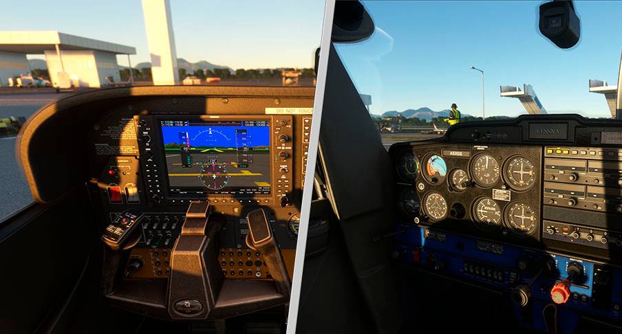 NEW COCKPIT C152 C172G1000 CABRI G2 · Unofficial MSFS Marketplace Browser