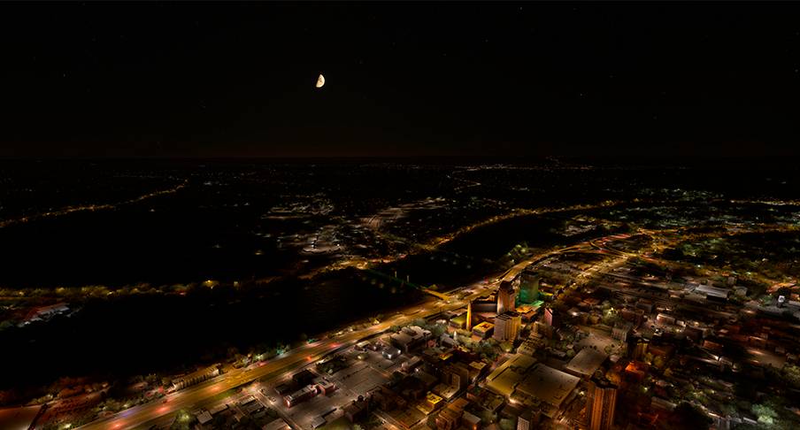 Springfield Night Enhanced · Unofficial MSFS Marketplace Browser