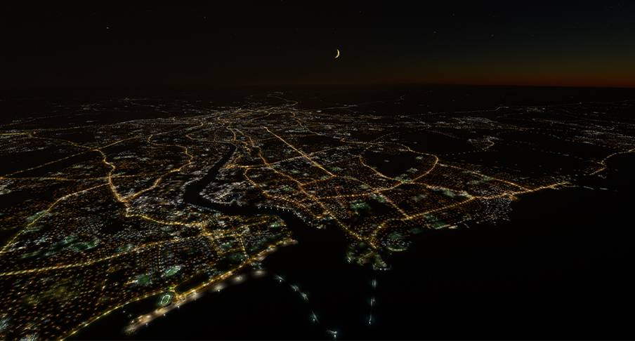 Newcastle-Sunderland Night Enhanced · Unofficial MSFS Marketplace Browser